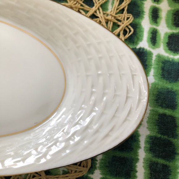 Lenox | Dining | Lenox China Cream Gold Rimmed Dish | Poshmark